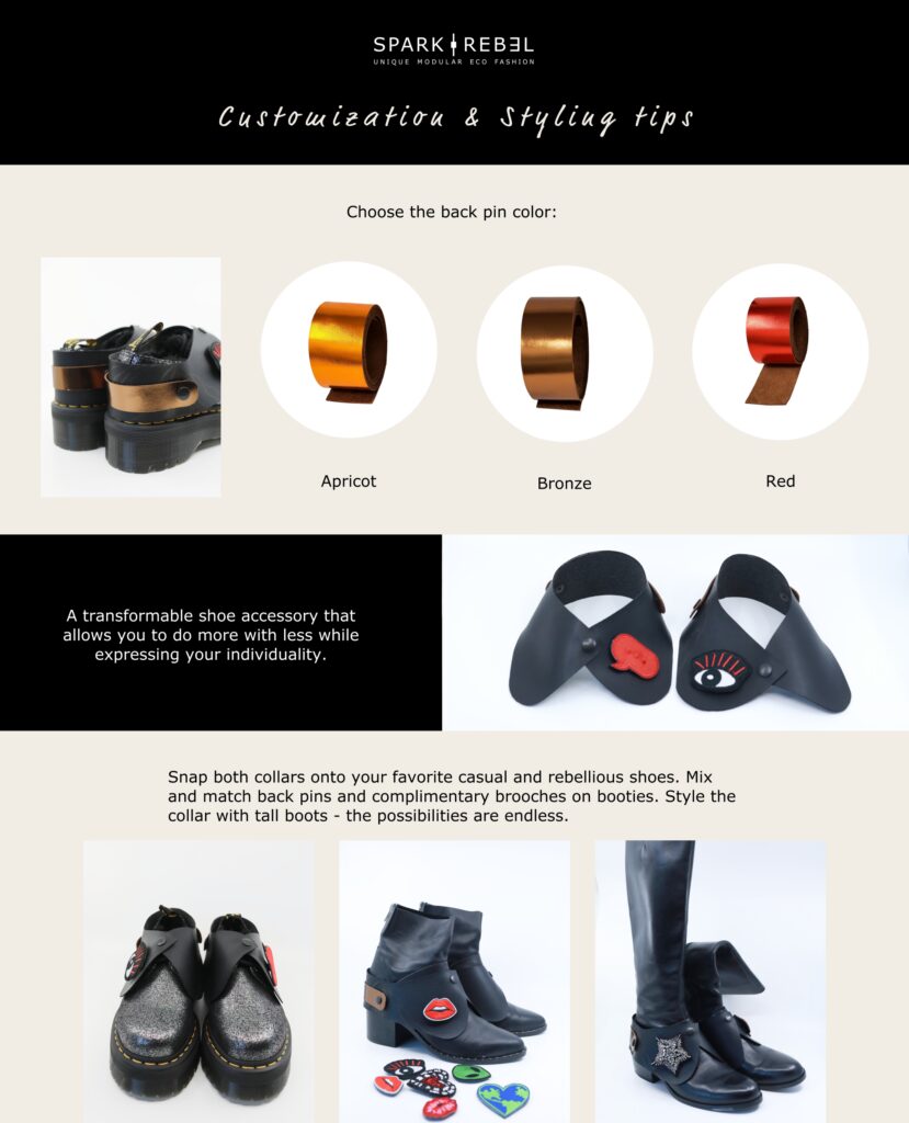 Upcycled shoe accessory