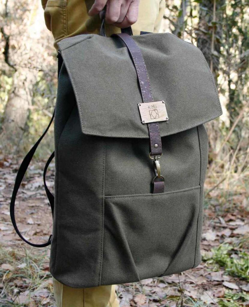 Recycled backpack