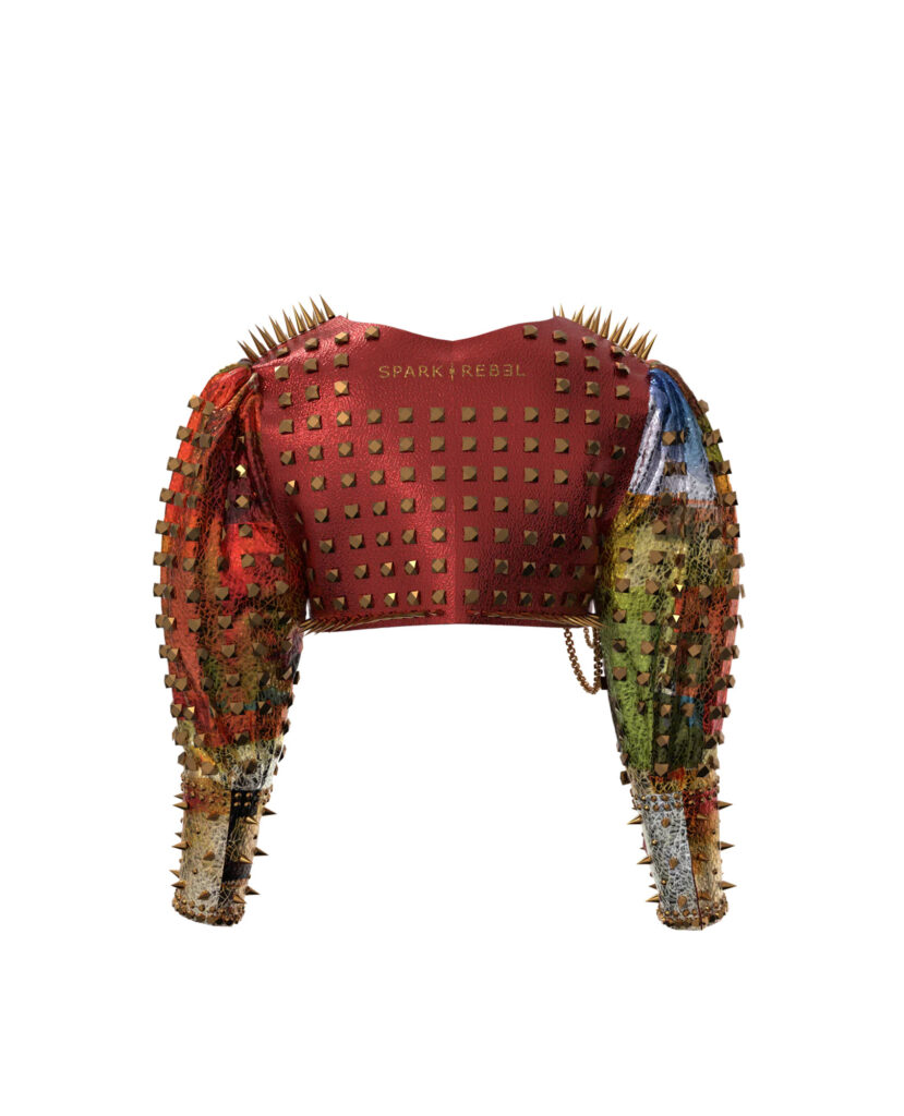 Digital punk jacket